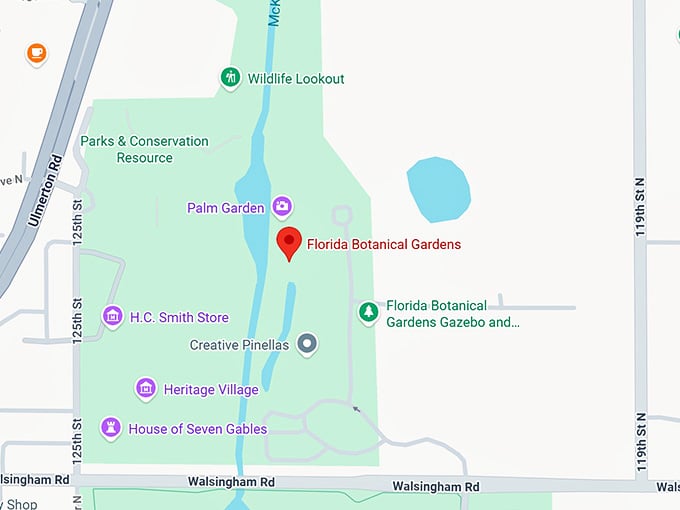 16. florida botanical gardens map