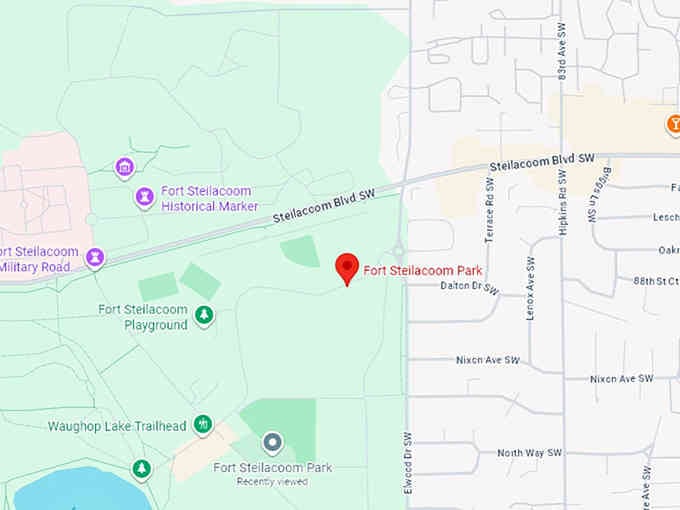 16. fort steilacoom park map