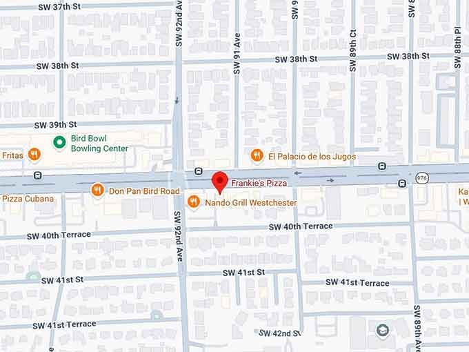 16. frankie's pizza map