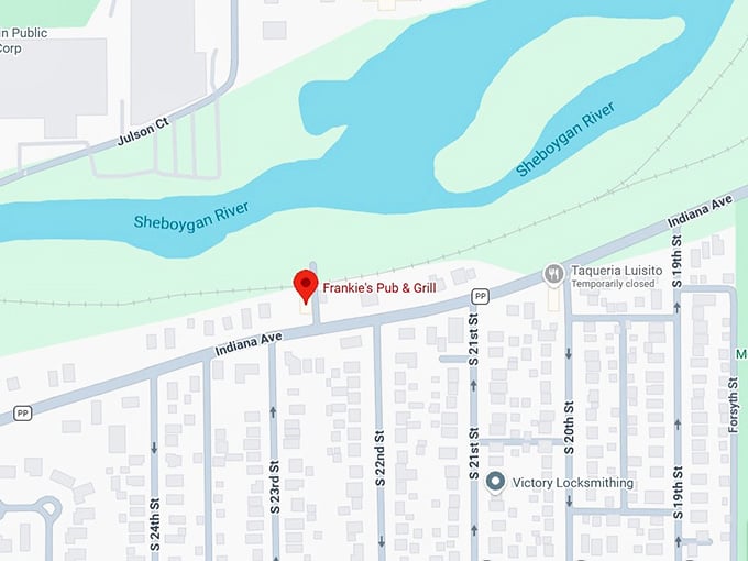 16. frankie's pub & grill map