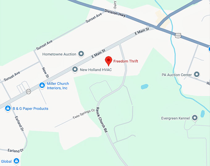 16. freedom thrift map