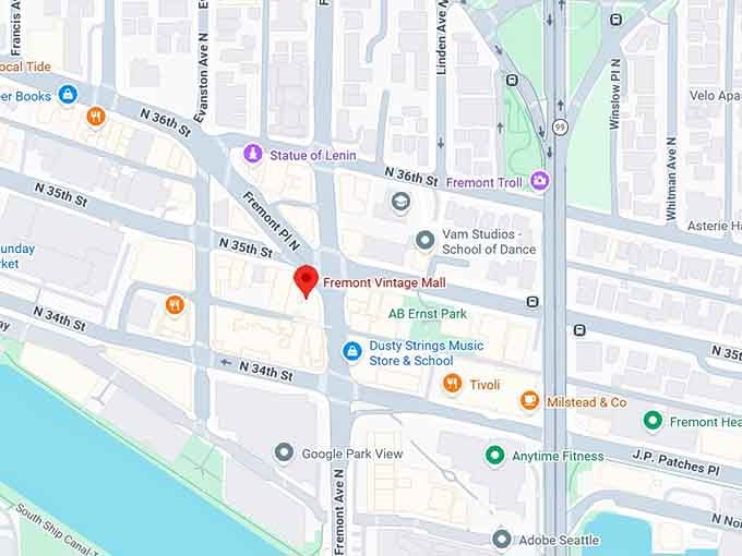16. fremont vintage mall map