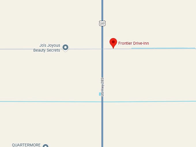 16. frontier drive inn map