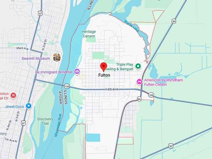 16. fulton map