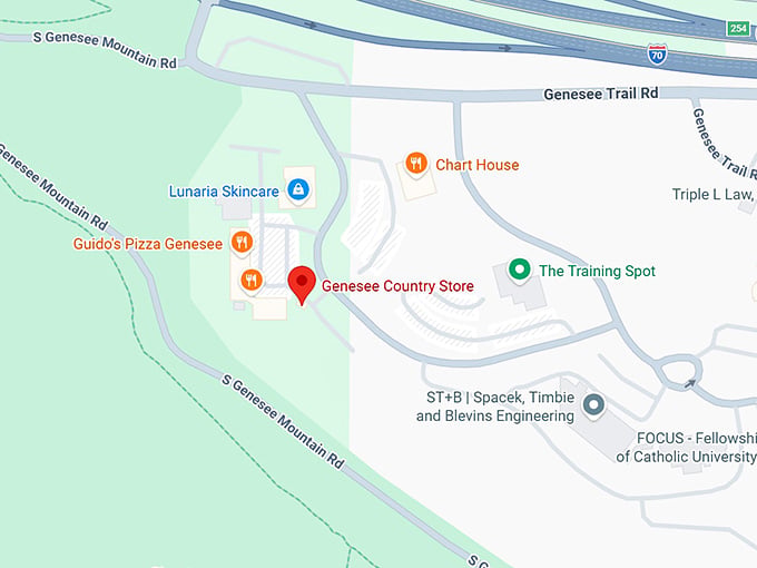 16. genesee country store map