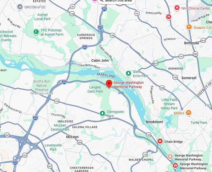 16. george washington memorial parkway map