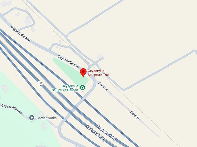 16. geyserville sculpture trail map