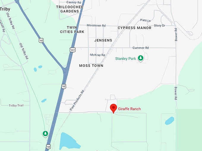 16. giraffe ranch map