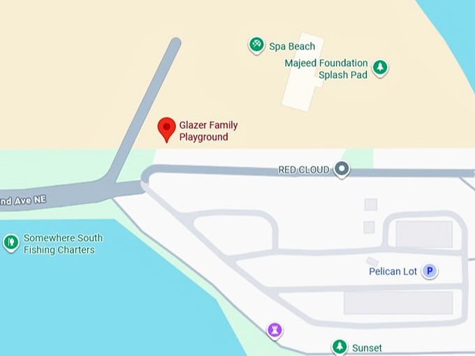 16. glazer family playground map