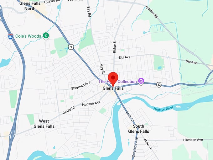 16. glens falls ny map