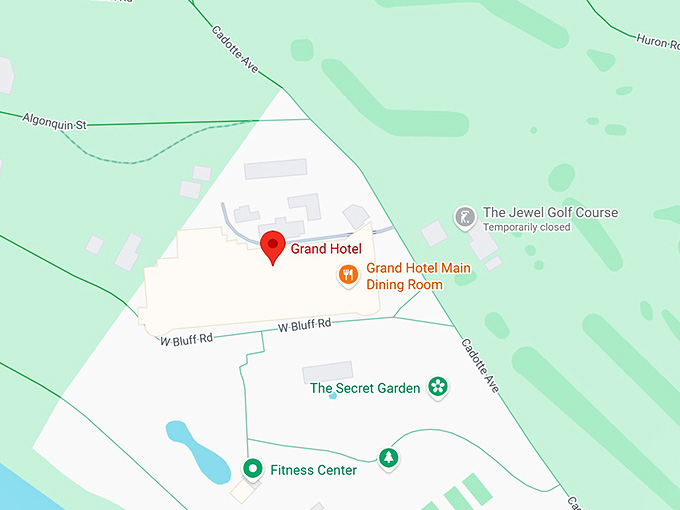 16. grand hotel on mackinac island map