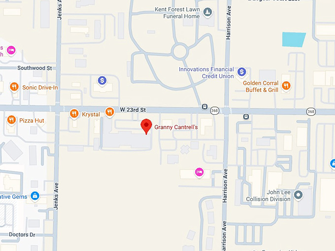 16. granny cantrell's map