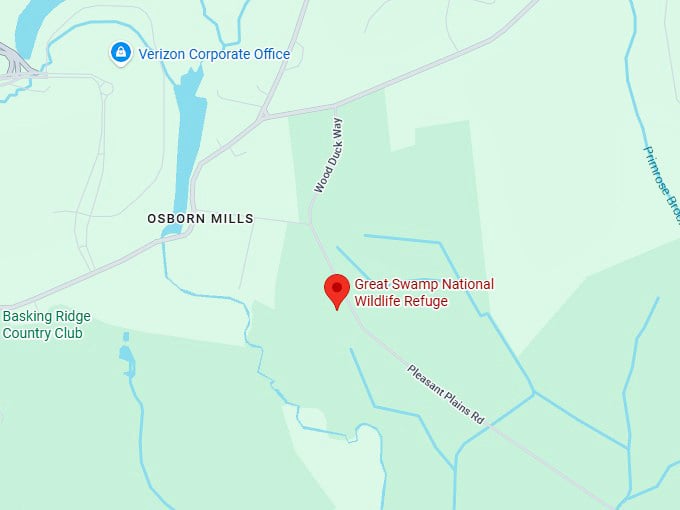 16. great swamp national wildlife refuge map