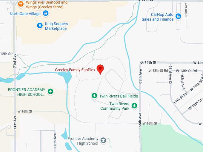 16. greeley family funplex map