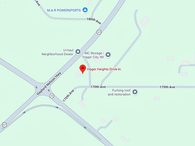 16. hager heights drive in map