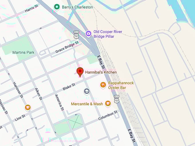 16. hannibal's kitchen map