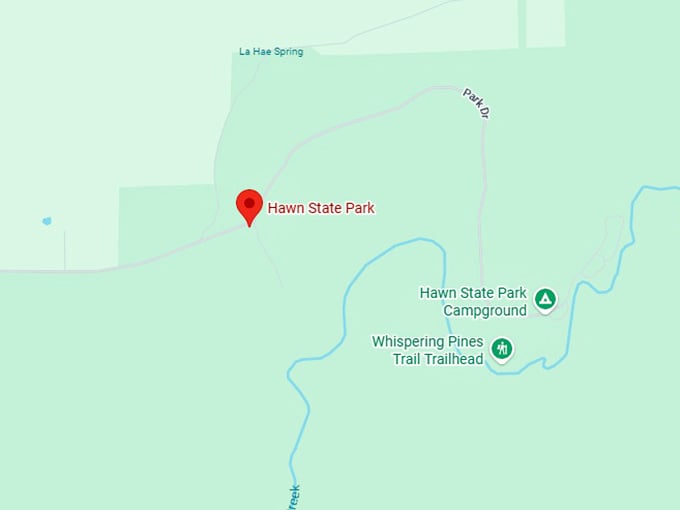 16. hawn state park map