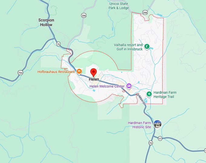 16. helen map