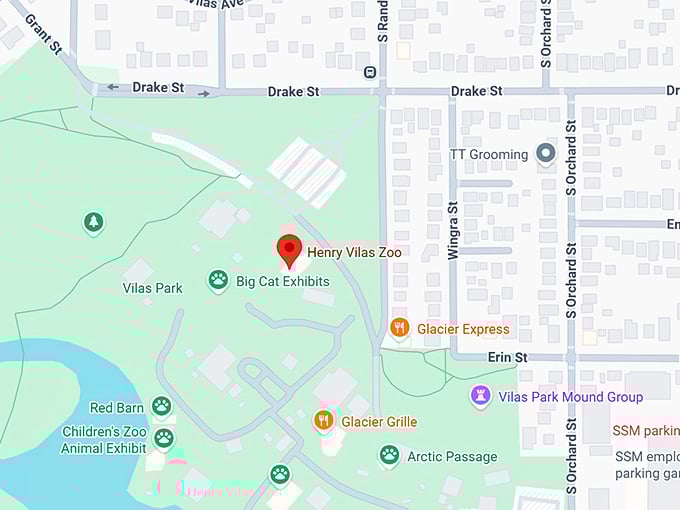 16. henry vilas zoo map