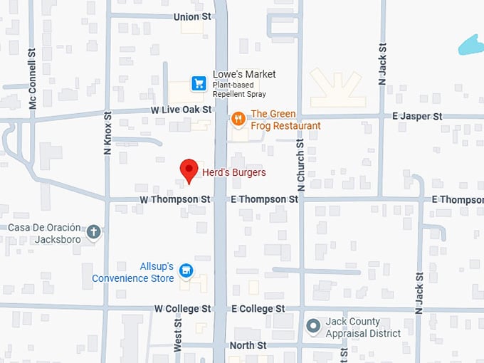 16. herd's burgers map