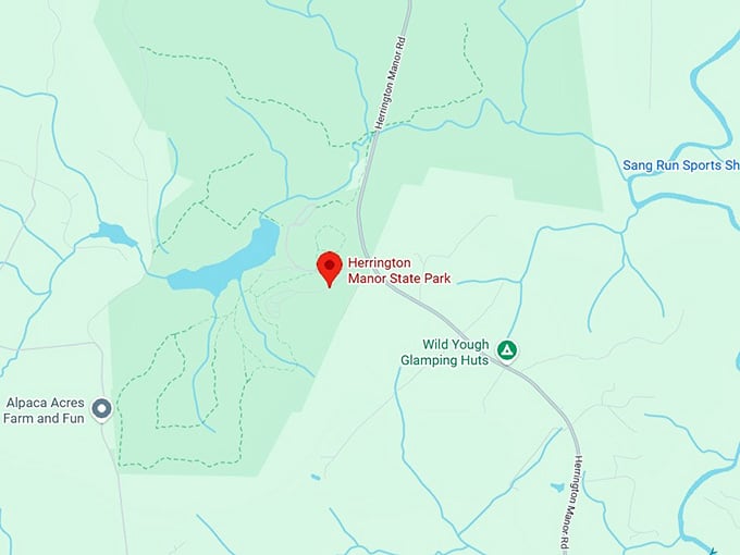 16. herrington manor state park map