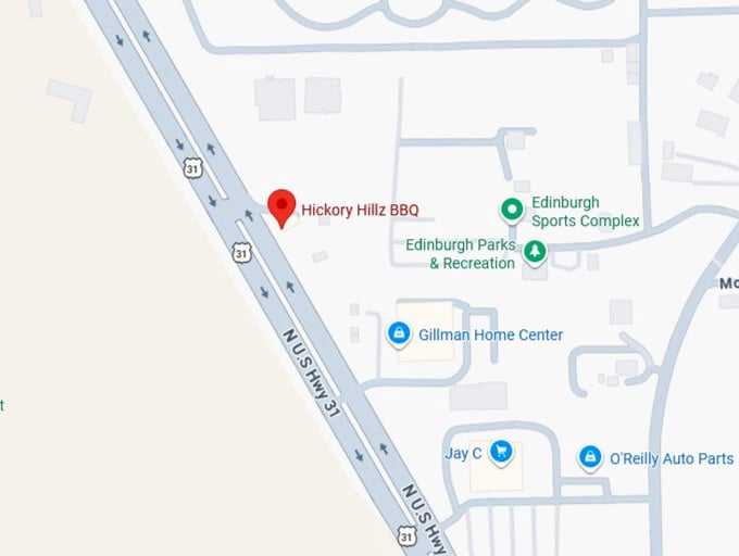16. hickory hillz bbq's map