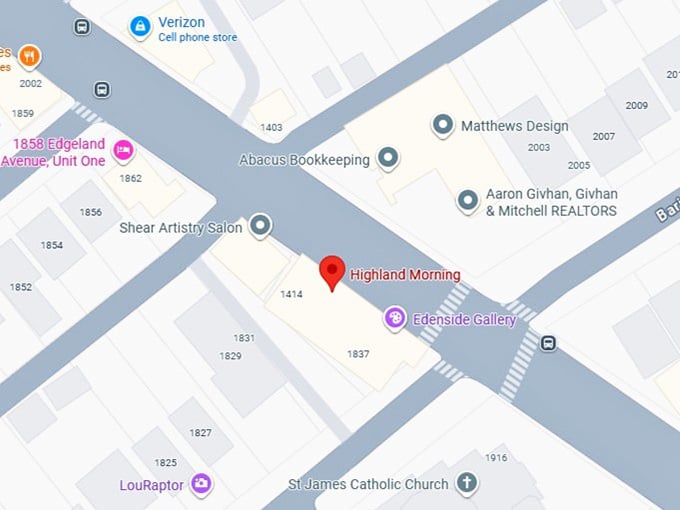 16. highland morning's map