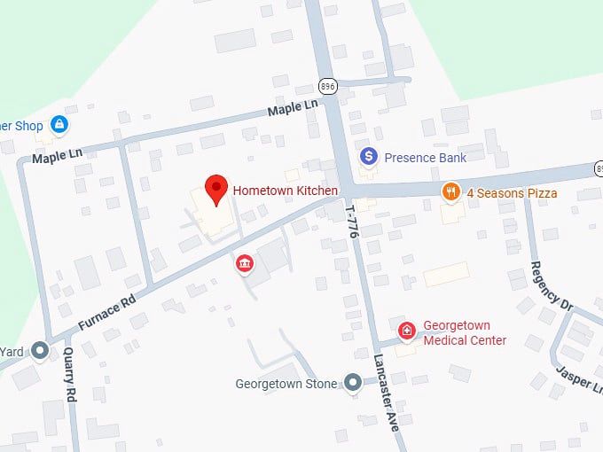 16. hometown kitchen map