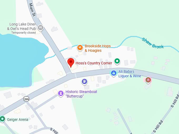 16. hoss's country corner map