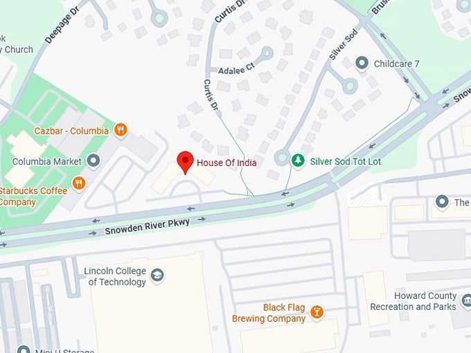 16. house of india map