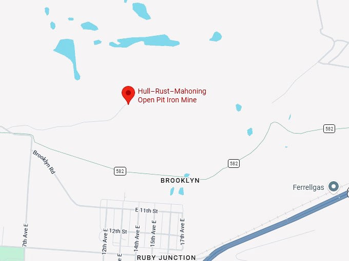 16. hull&ndash;rust&ndash;mahoning open pit iron mine map