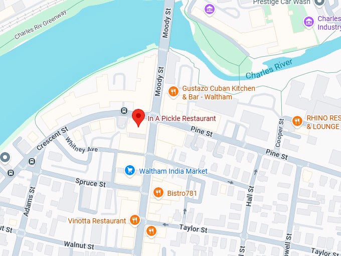 16. in a pickle restaurant map