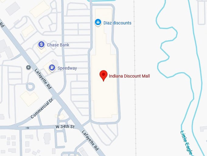 16. indiana discount mall map