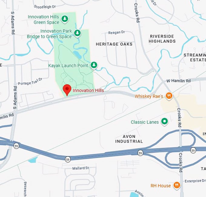 16. innovation hills map