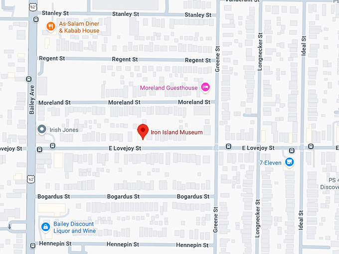 16. iron island museum map