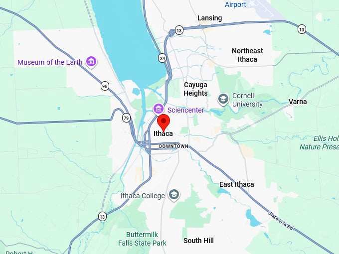 16. ithaca ny map