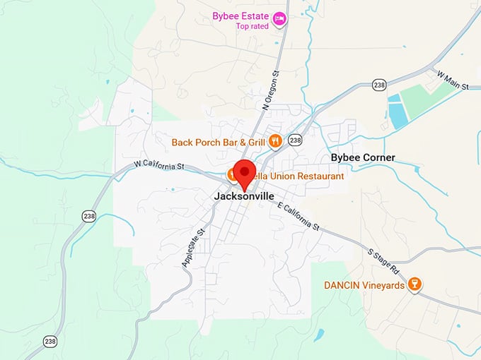 16. jacksonville or map
