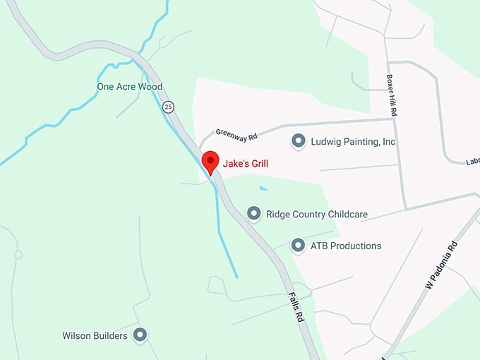 16. jake's grill map