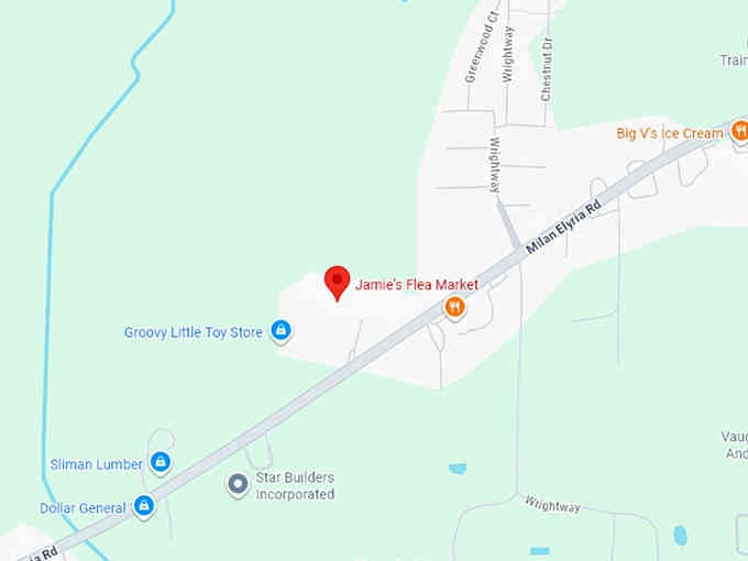 16. jamie's flea market map