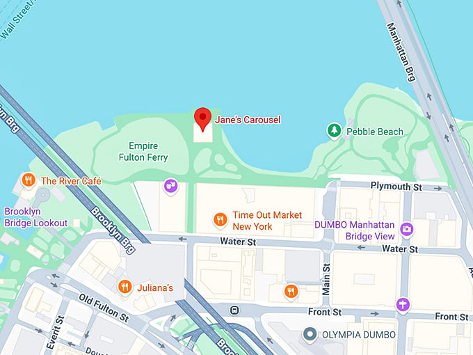 16. jane's carousel map