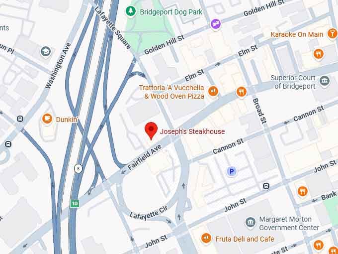 16. joseph's steakhouse map