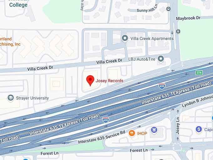 16. josey records map