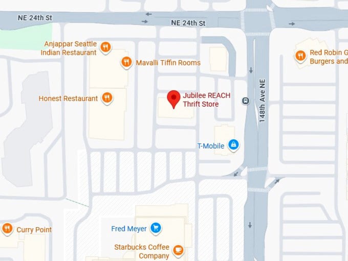 16. jubilee reach thrift store map
