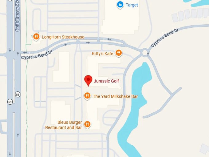 16. jurassic golf map