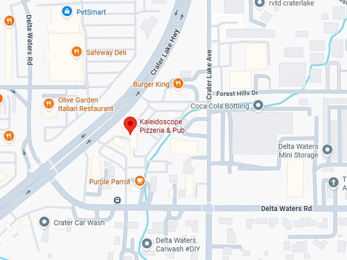 16. kaleidoscope pizzeria & pub map