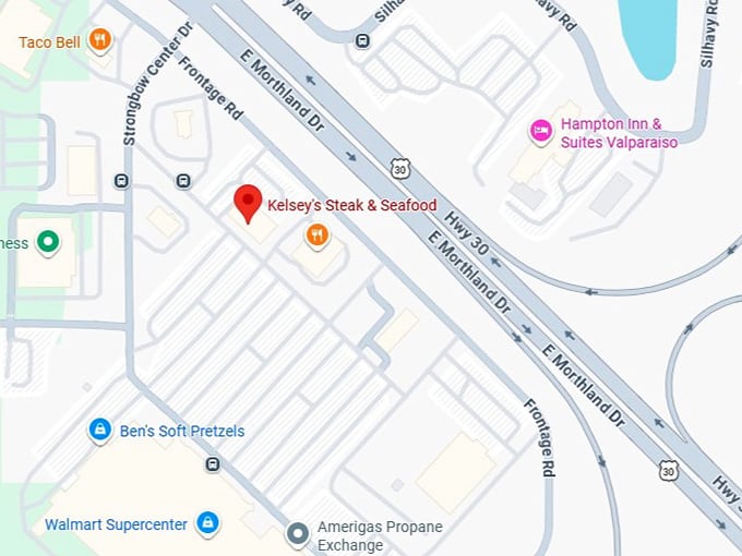 16. kelsey's steak & seafood's map