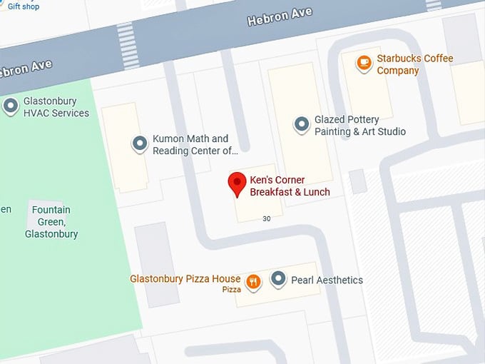 16. ken's corner breakfast & lunch's map