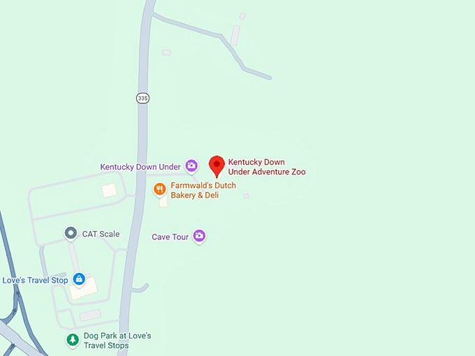 16. kentucky down under adventure zoo map