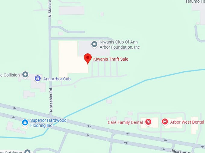 16. kiwanis thrift sale map