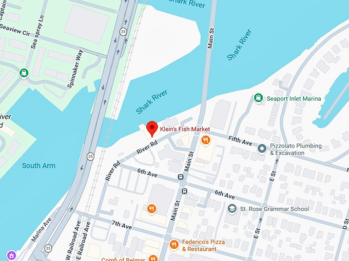 16. klein's fish market map